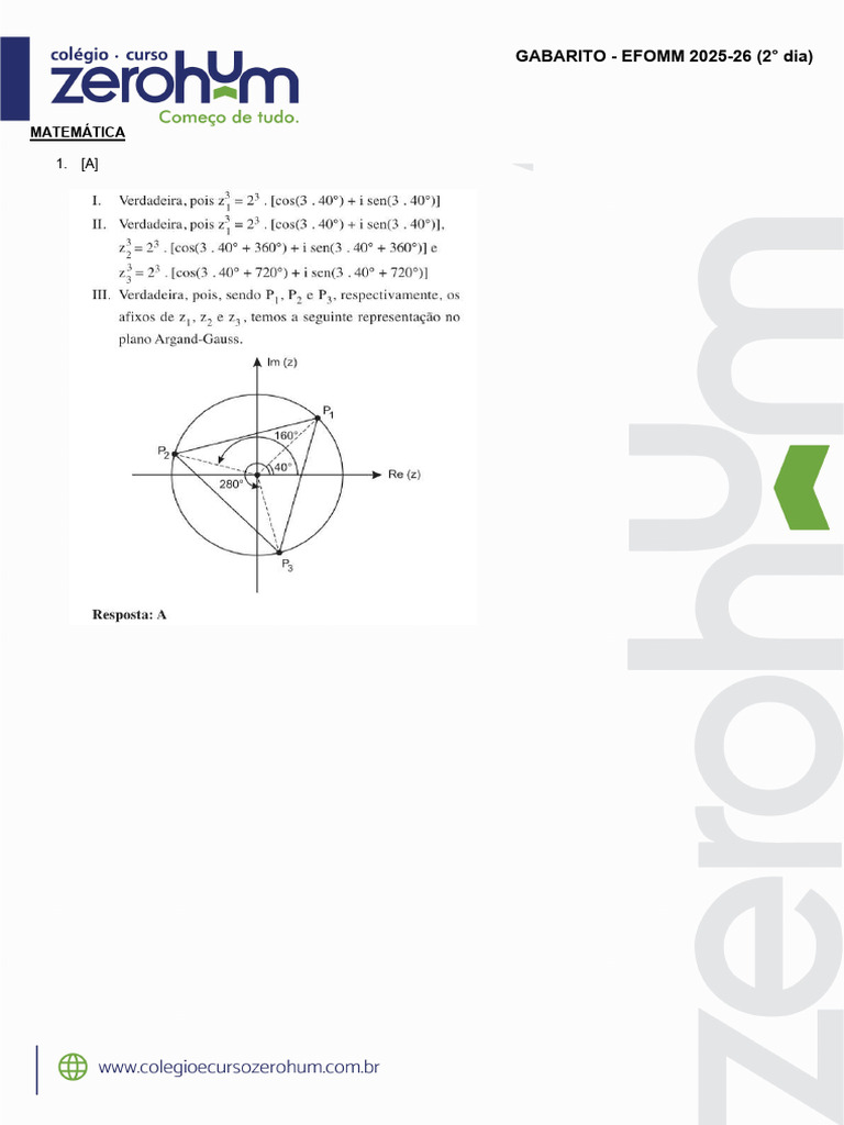 16 - Efomm D2 - 23-07-2025 - Gabarito | PDF