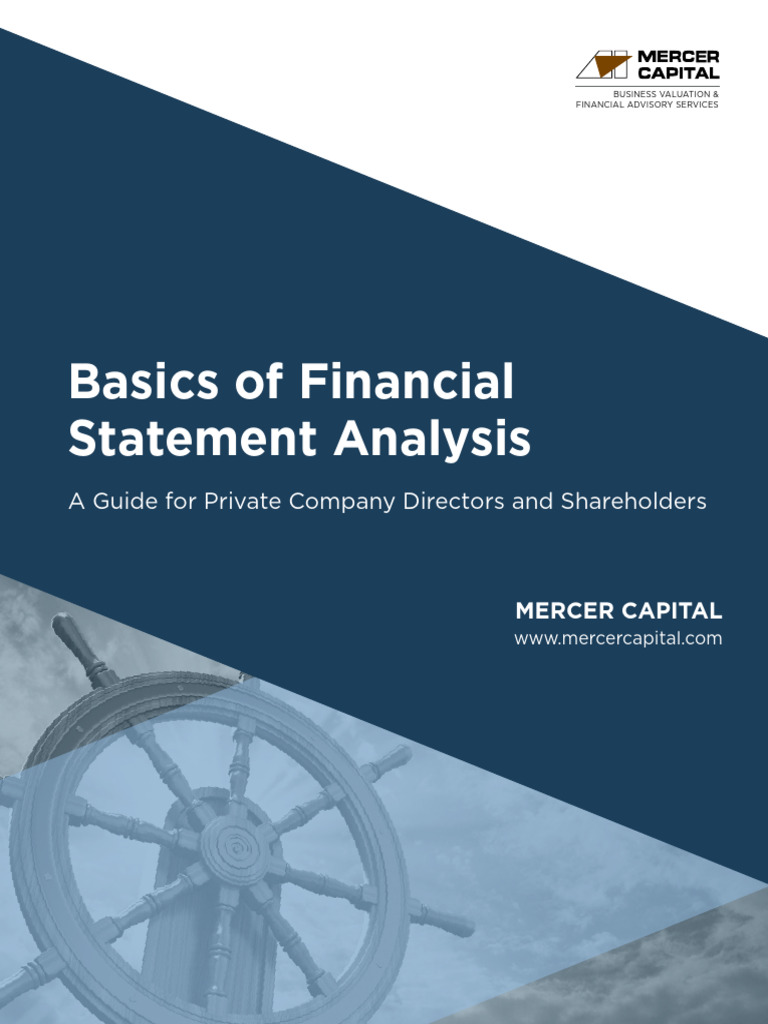 Financial Statement Analysis Guide | PDF | Tax Expense | Equity (Finance)