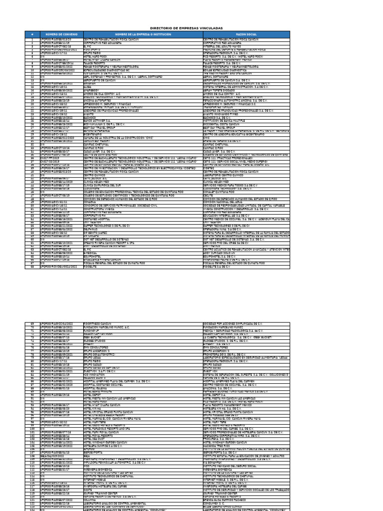 Directorio de Empresas 2024 | PDF