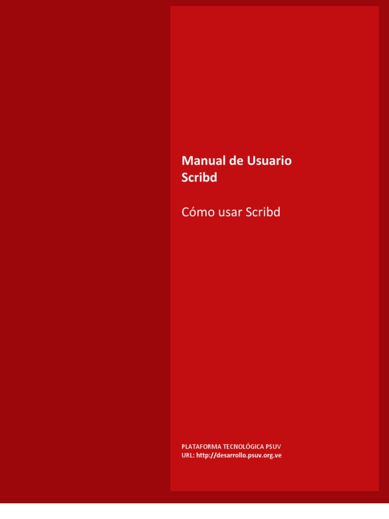 Manual Scribd | PDF | Scribd | Software
