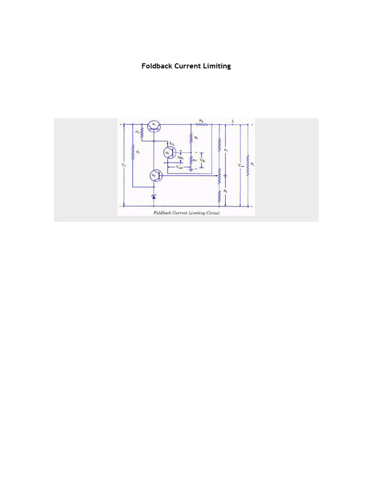 Foldback Current Limiting | PDF | Amplifier | Electromagnetism