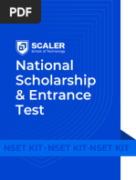 SNUSAT Exam Pattern and Sample Papers | PDF | University And College ...