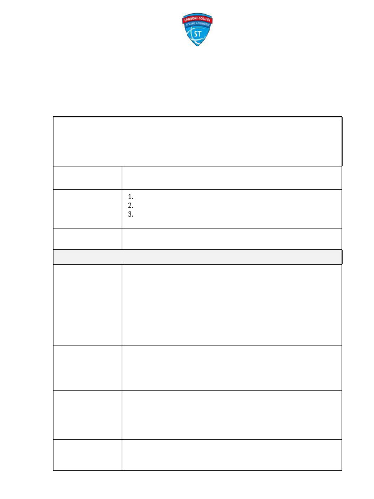 Project Proposal - IT BSC | PDF