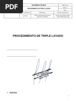 Presentación Técnica de Triple Lavado | PDF | Materiales