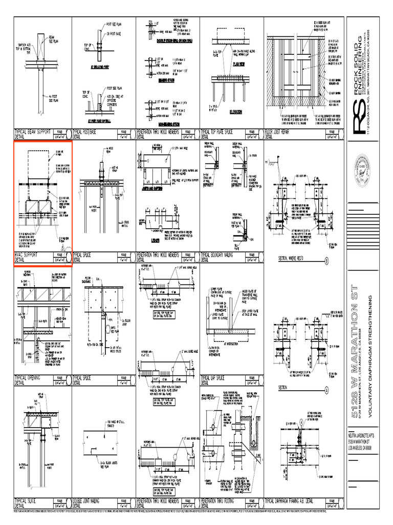 Roof Structural Locations For HVAC | PDF
