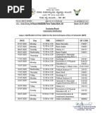 Davv Exam Time Table | PDF