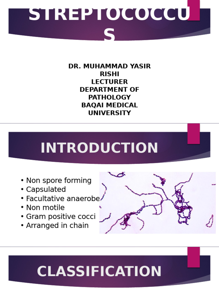 Chapter No. 15 (B) Gram Positive Cocci (Streptococci) | PDF | Streptococcus | Immunology