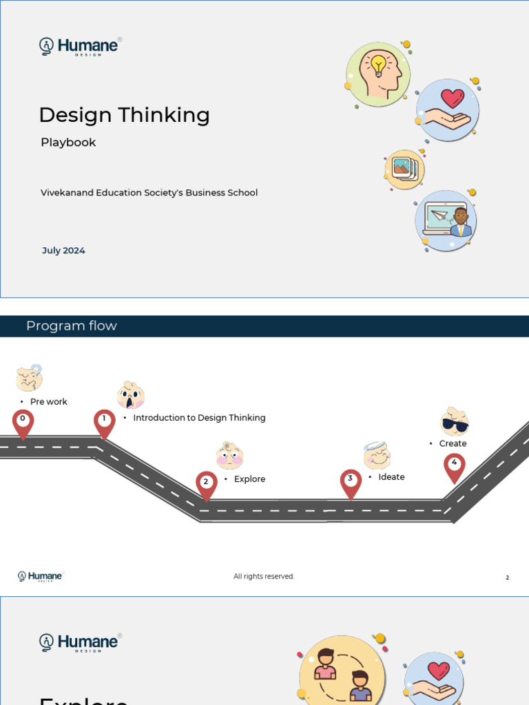 Design Thinking Playbook For VBS | PDF | Empathy | Brainstorming