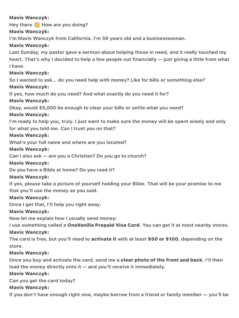 Mavis Wanczyk-?Hey There ? How Are You Doing? | PDF