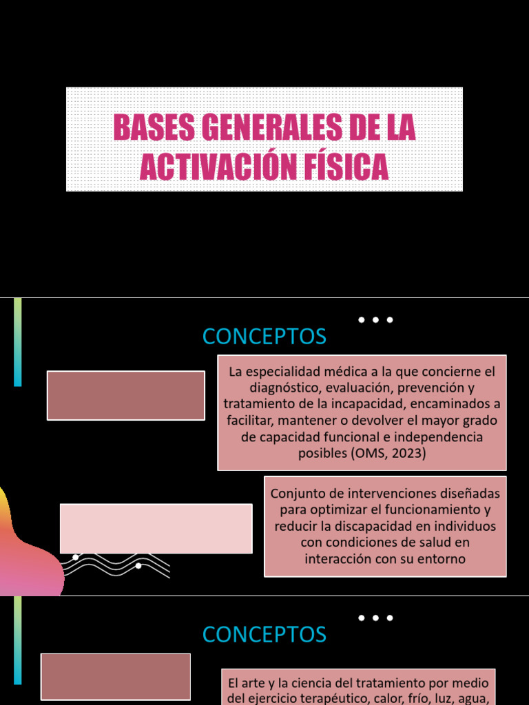 Bases de La Activación Física | PDF | Terapia física | Medicina CLINICA