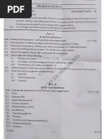 D.pharm 1st Year Last Year Question Papers | PDF | Lymph | Blood