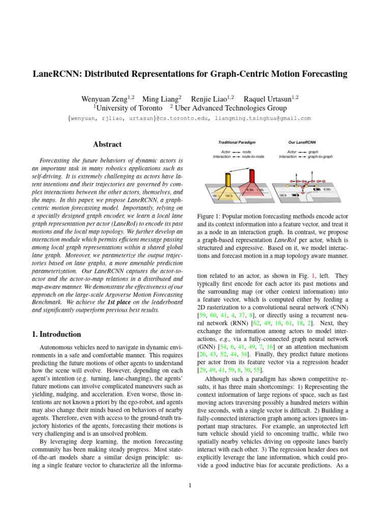 2021 LaneRCNN Distributed Representations For Graph-Centric Motion ...