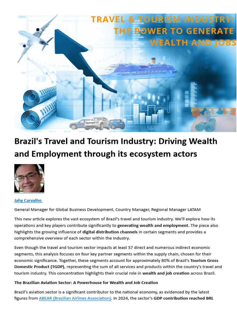 Brazil's Travel and Tourism Industry - Driving Wealth and Employment ...
