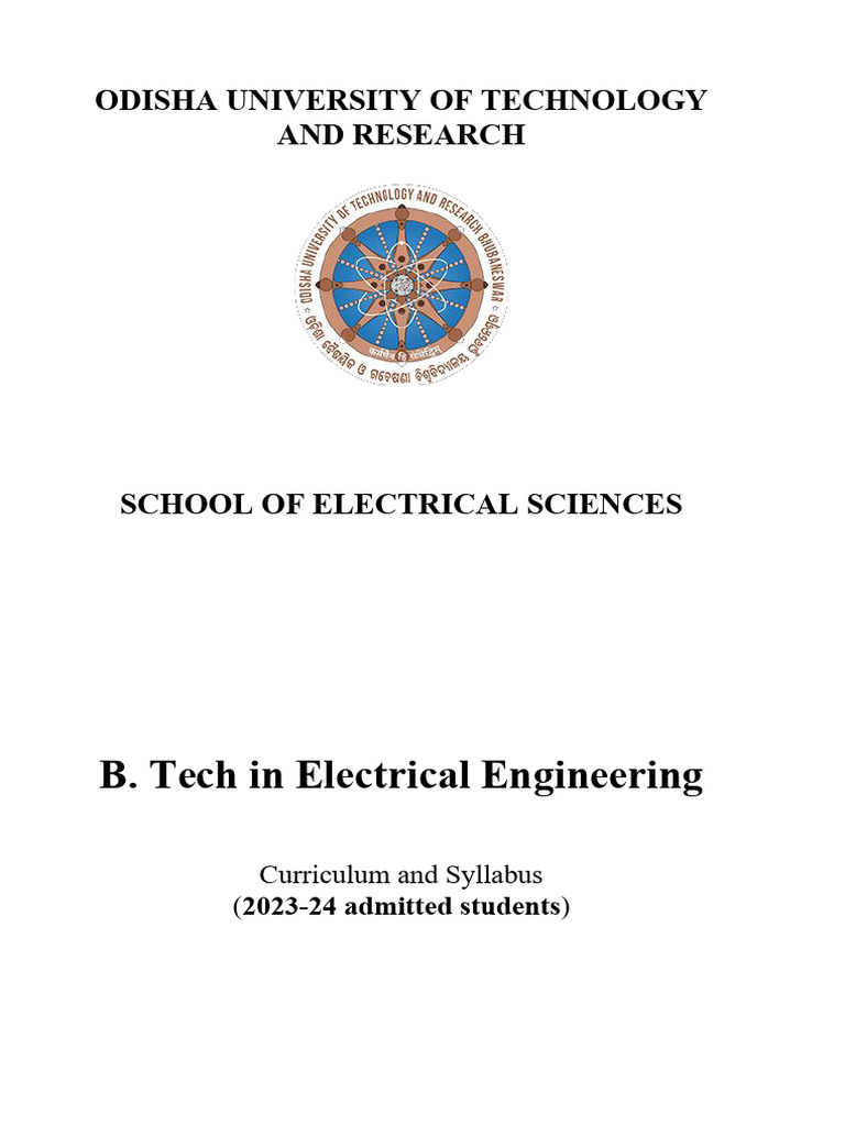 Syllabus EE Final | PDF | Power Inverter | Maxwell's Equations