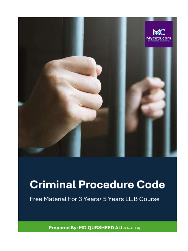 Criminal Procedure Code Law of Juvenile Justice and Probation of ...
