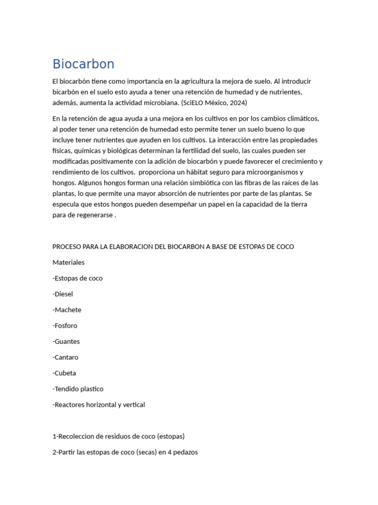 Beneficios del Biocarbon en Suelos Agrícolas | PDF | Suelo | Fertilidad ...