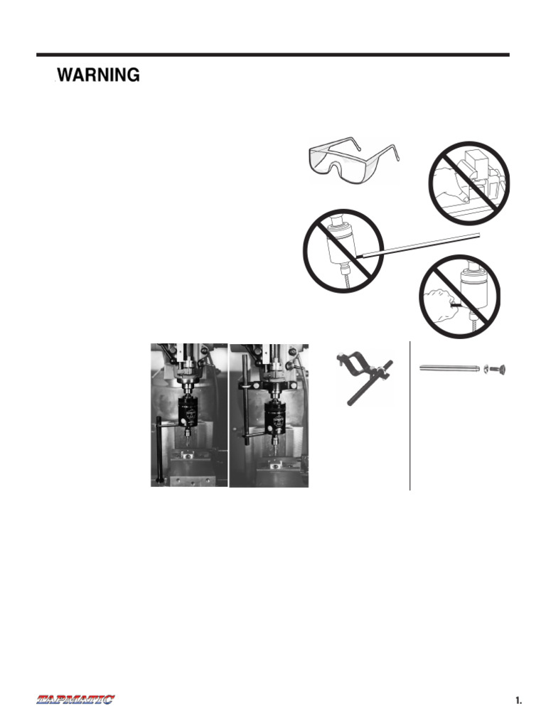 Tapmatic 30X Tapping Safety Manual | PDF | Mechanical Engineering ...