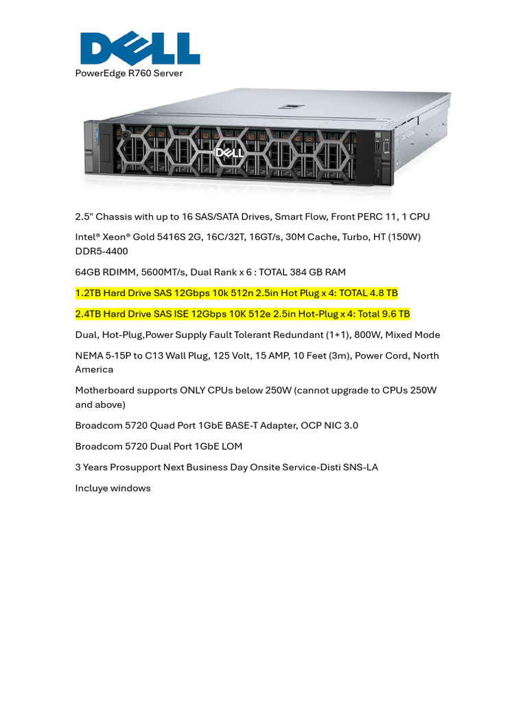 PowerEdge R760 Server | PDF