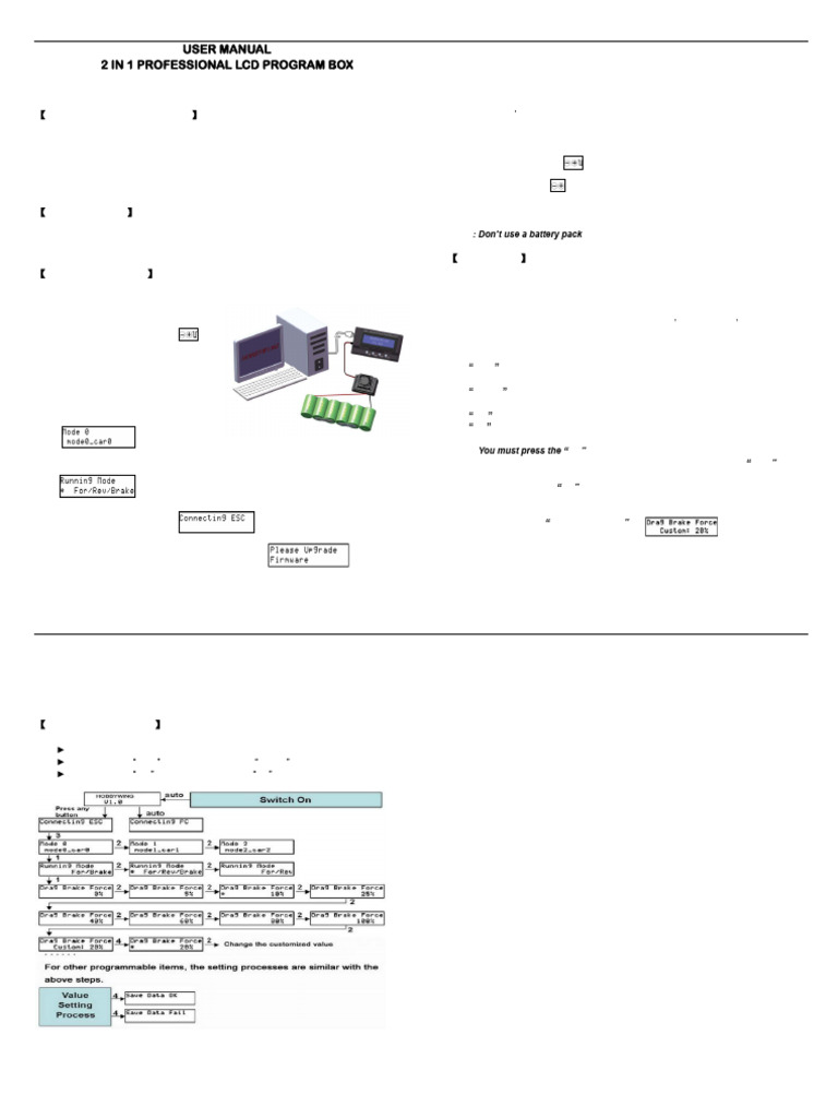 User Manual LCD Program Box 2in1 | PDF | Electrical Connector | Personal Computers