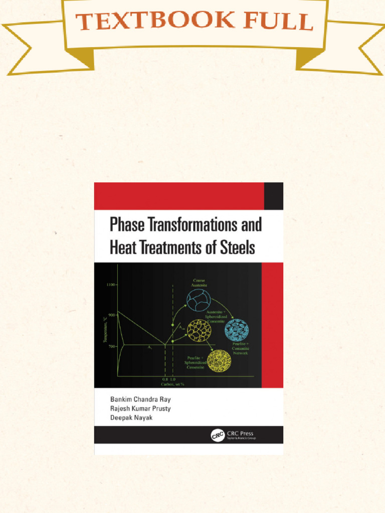 Phase Transformations and Heat Treatments of Steels 1st Edition Bankim ...