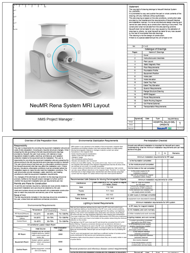 HOSPITAL BAJIO DEL ORIENTE NeuMR Rena Drawings - V1.0 | PDF | Air ...