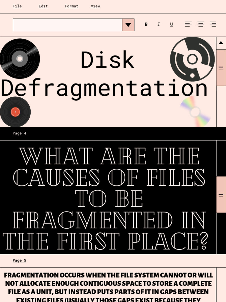 Disk Defragmentation | PDF