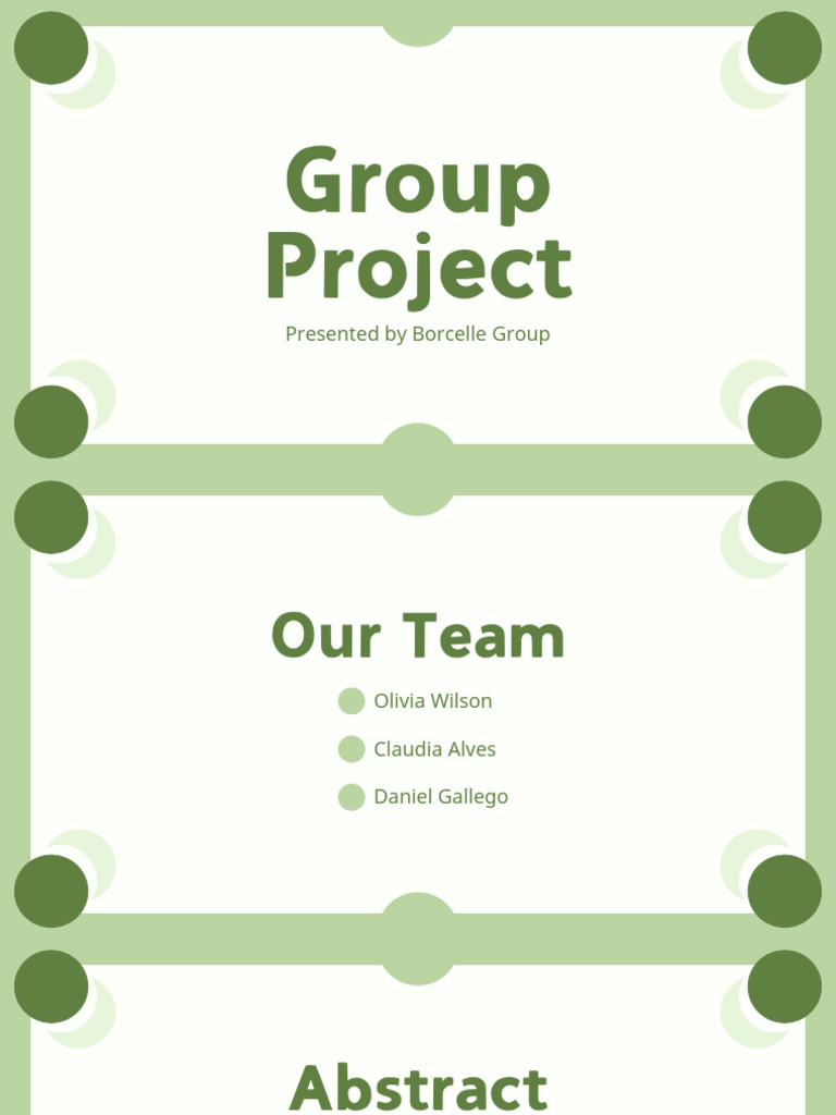 Borcelle Group Project Overview | PDF