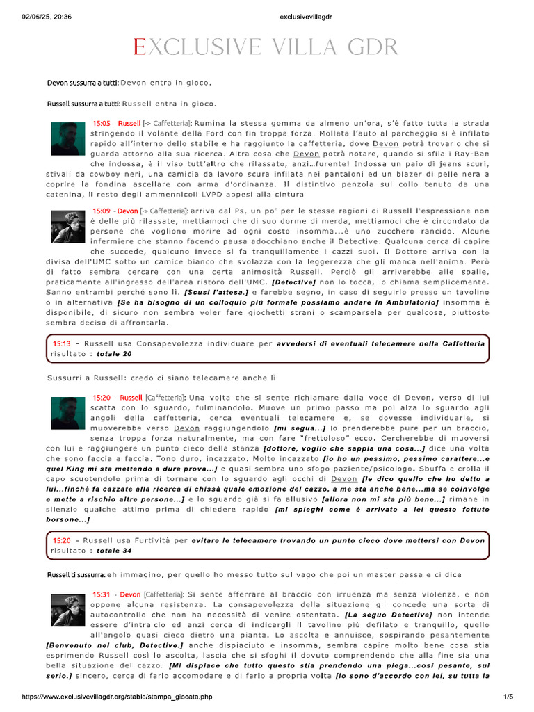 Exvilla 12 06 2025 Devon Russell | PDF