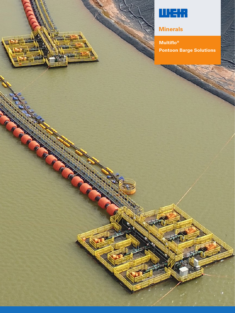Multiflo Pontoon Barge Solutions Brochure | PDF | Pump | Deck (Ship)