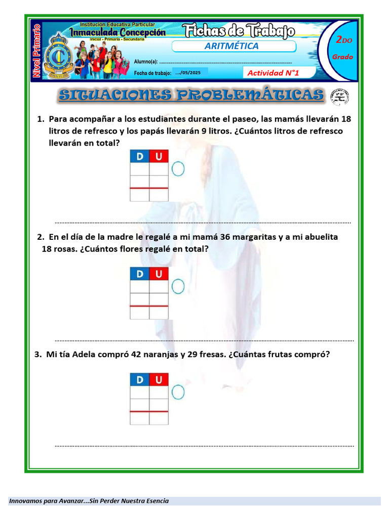 Aritmetica Suma Situacion Problematica Ii | PDF