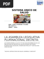 Ley 1152 SUS Bolivia Actualizado | PDF | Hospital | Ministerio (Departamento de Gobierno)