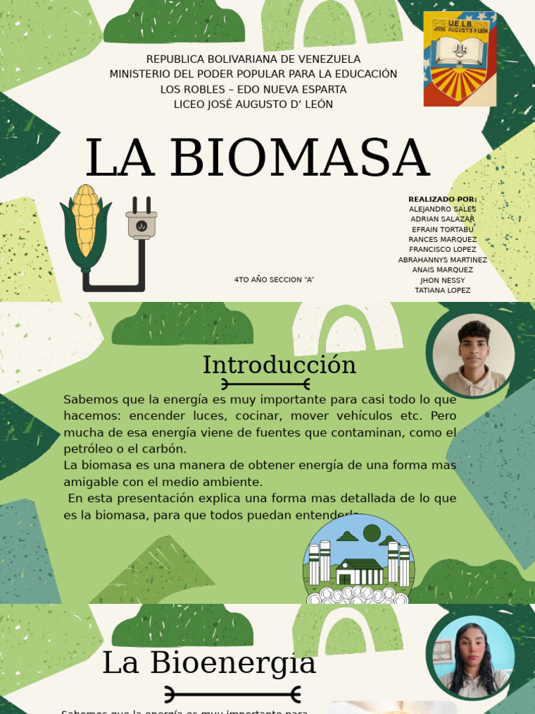 La Biomasa | PDF | Biomasa | Energía renovable