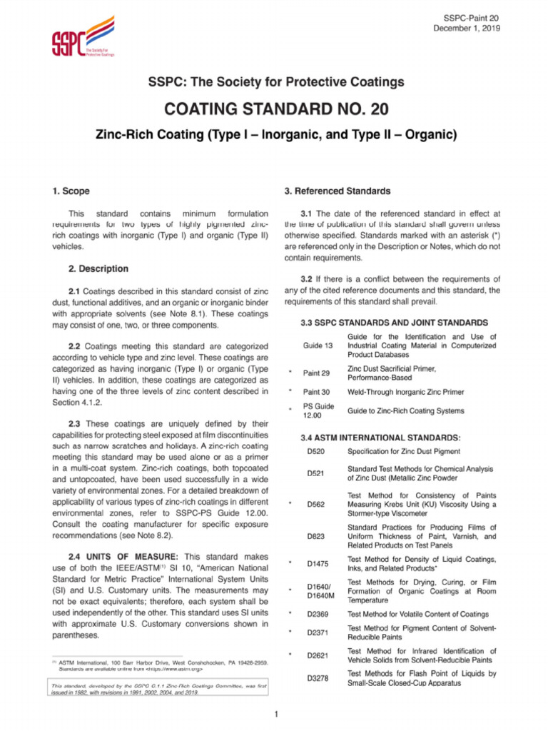 Sspc Paint 20 2019 | PDF