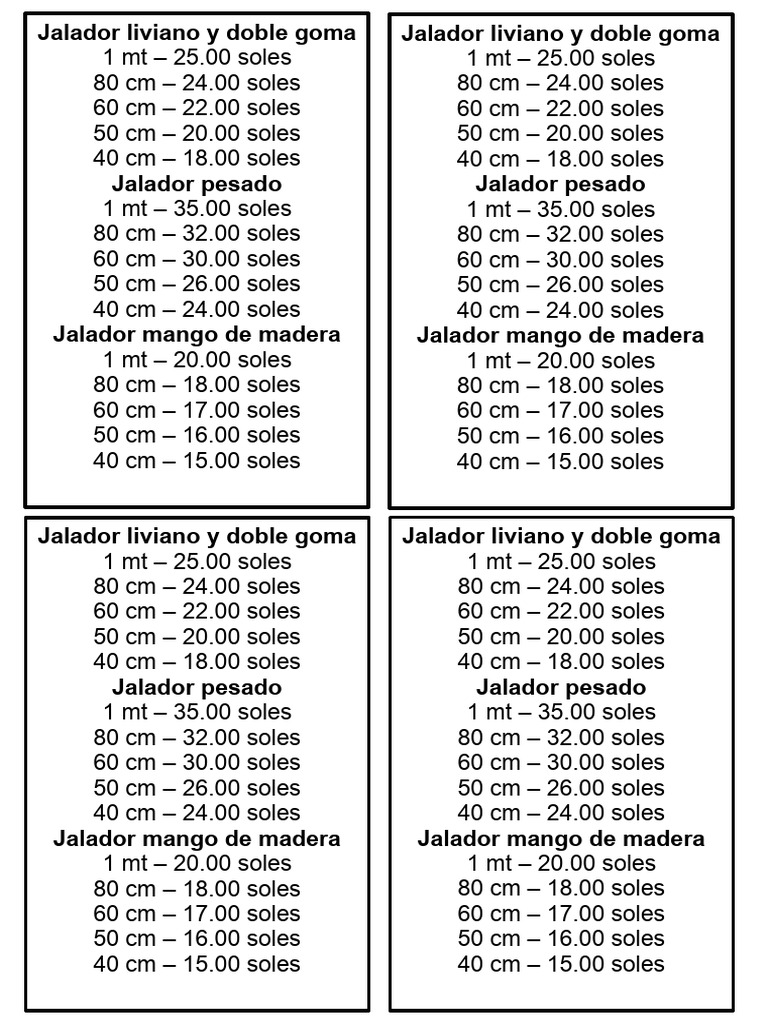 Jalador Liviano | PDF