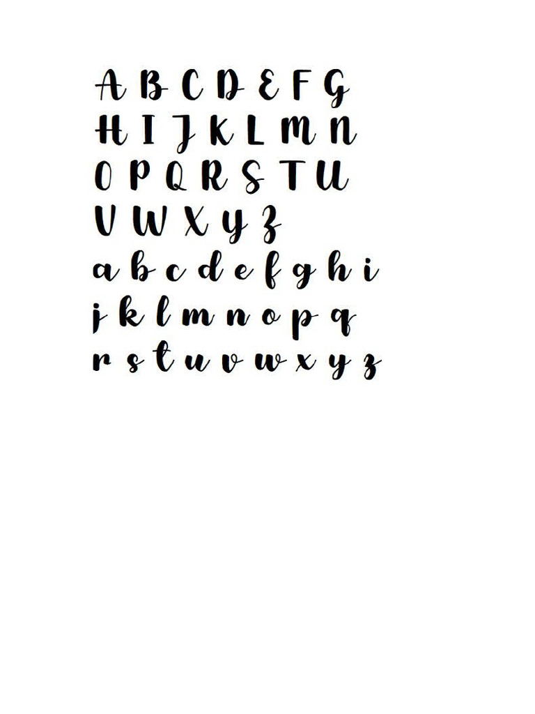 Letras Aesthetic | PDF