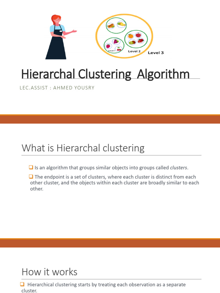 Lec11 Hierarchal Clustering | PDF