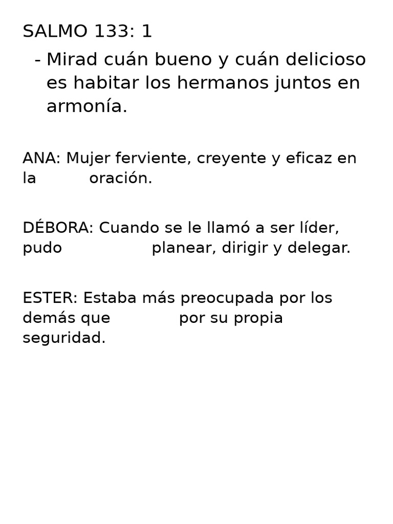 SALMO 133: 1 - Mirad Cuán Bueno y Cuán Delicioso Es Habitar Los ...