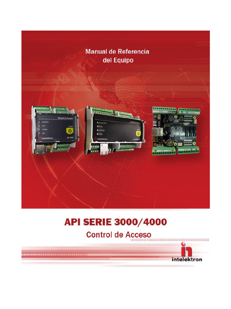 Control de Acceso API Serie 3000/4000 | PDF | Hardware de la ...