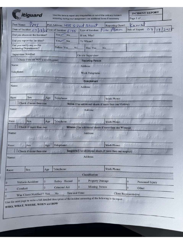 Path PMI Incident Report | PDF