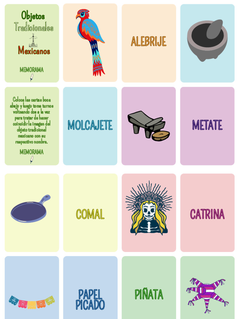 Memorama Mexicano | PDF