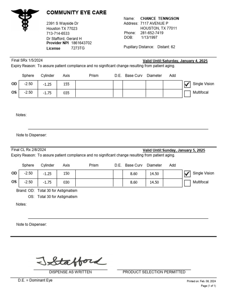 Tenngson, Chance | PDF