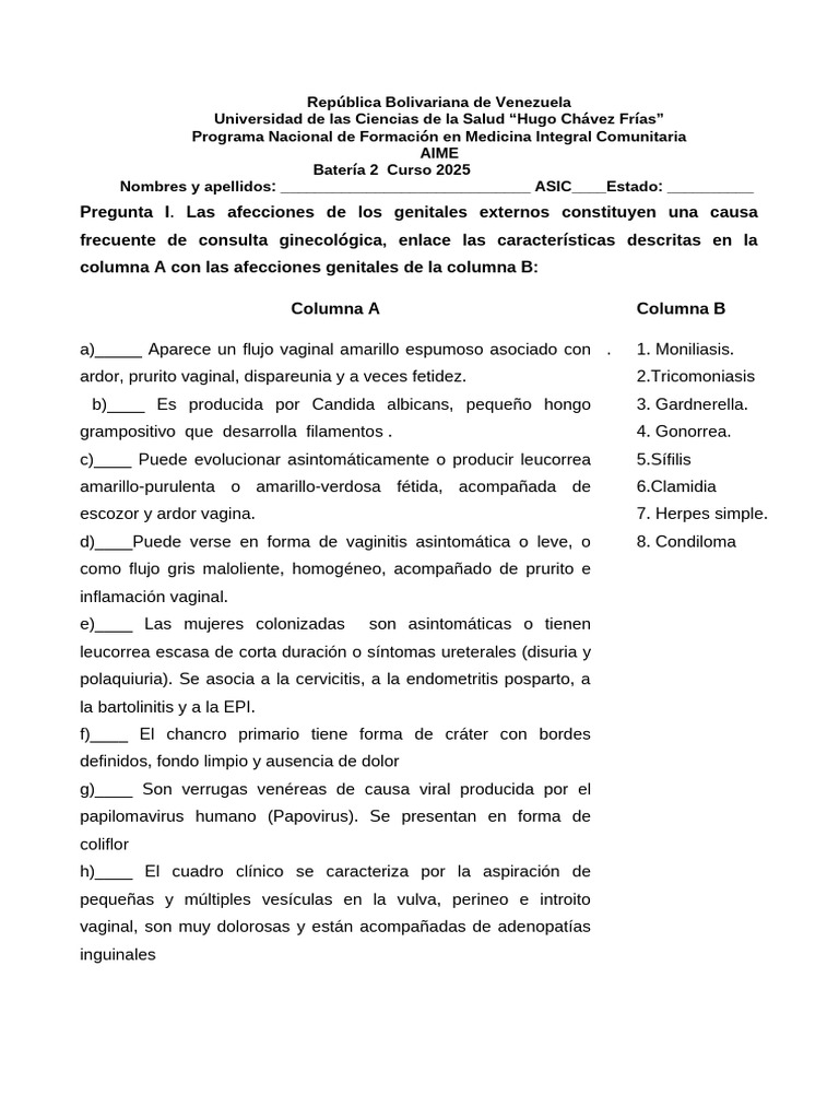 22-5 Examen Ordinario de AIME. Bat-2 | PDF | Reproducción humana | Embarazo Mamífero