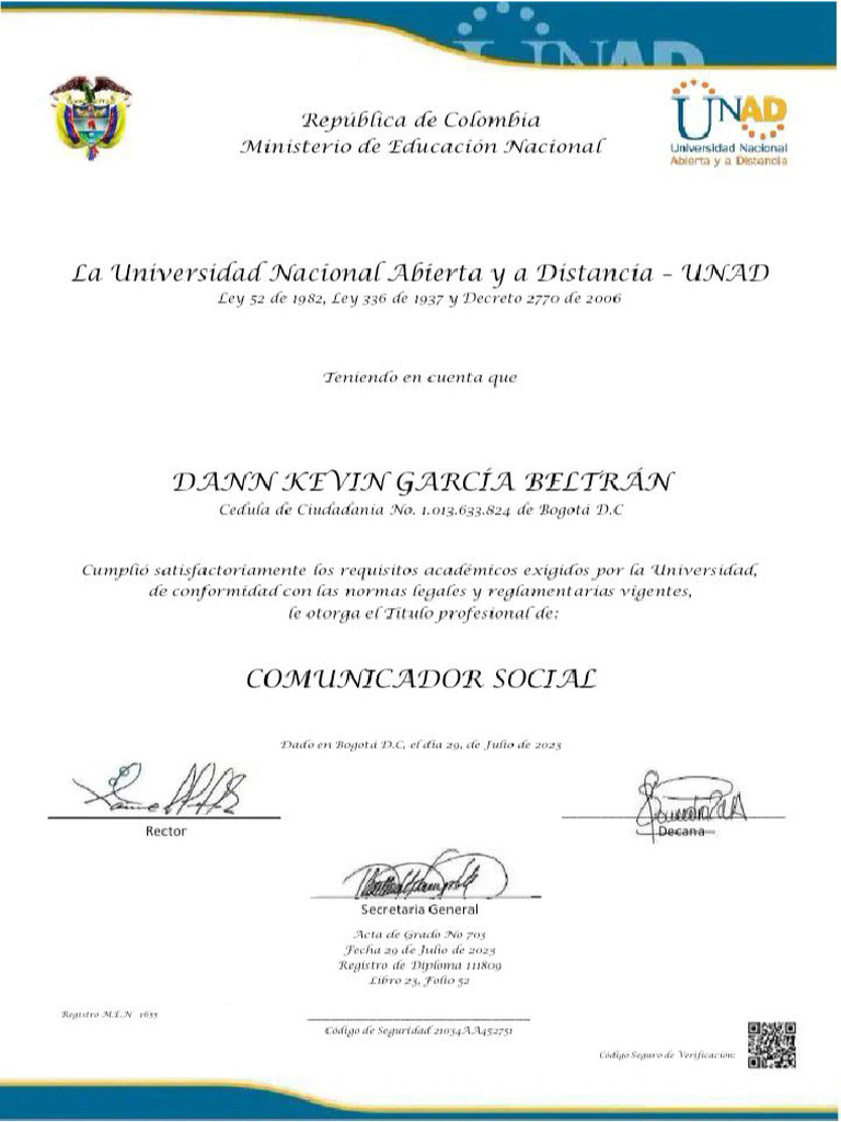 Diploma Unad | PDF