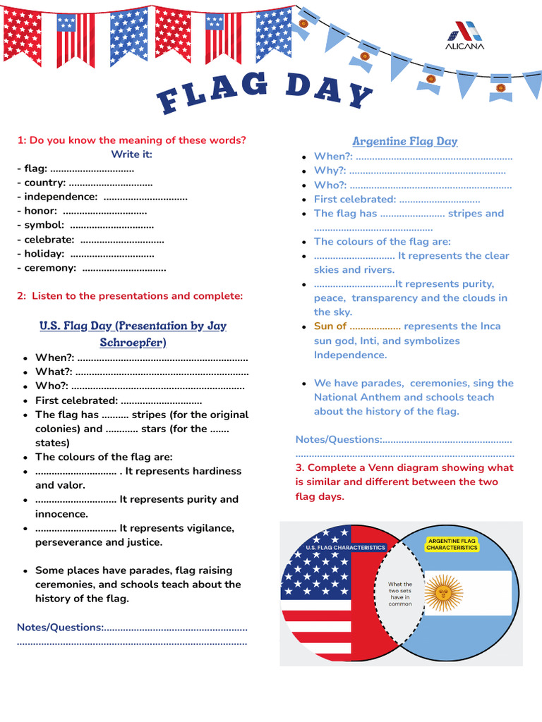 flag day worksheet_20250617_095114_0000 | PDF | National Symbols | Chess Theory