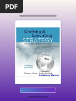 Crafting & Executing Strategy: The Quest For Competitive Advantage ...