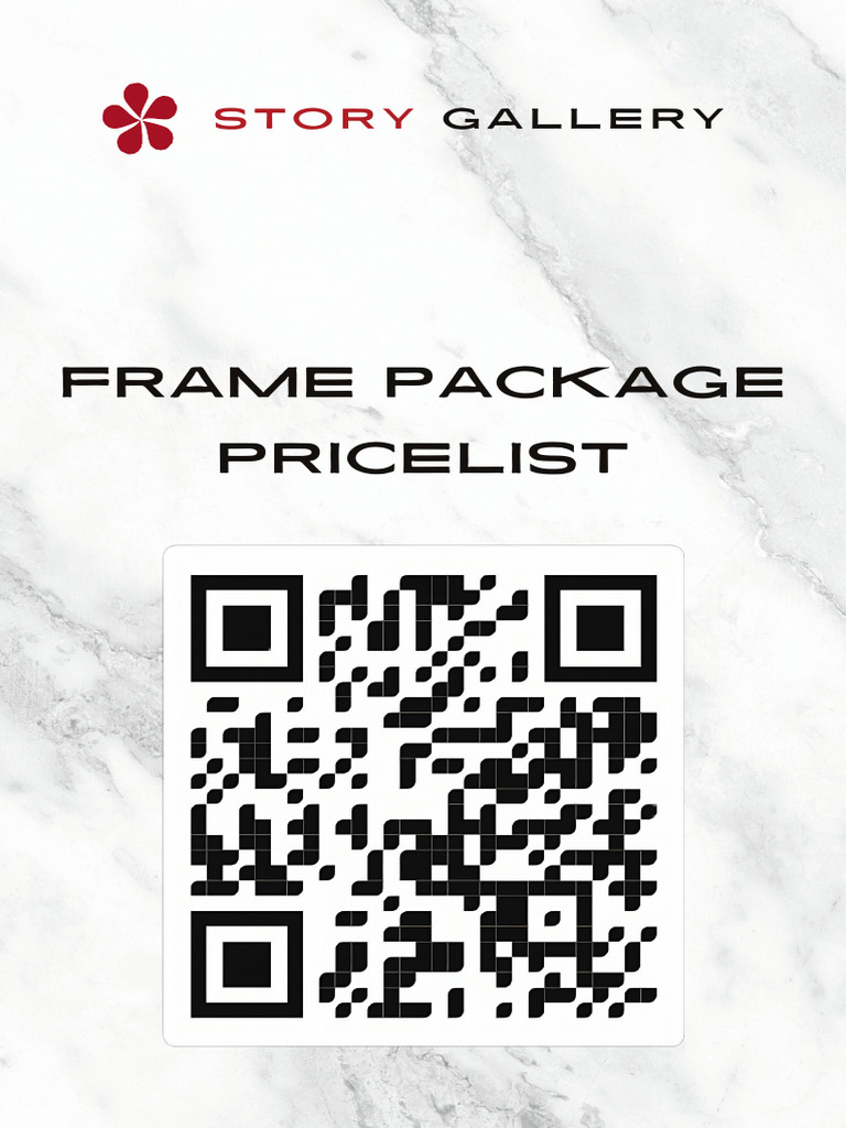 Story Gallery Frame Price List | PDF