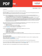 Medibank Essential Extras 75 Overview | PDF | Health Care | Social Programs