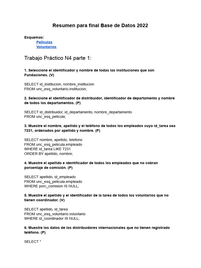 Resumen Base de Datos | PDF | Recuperación de información | Gestión de datos