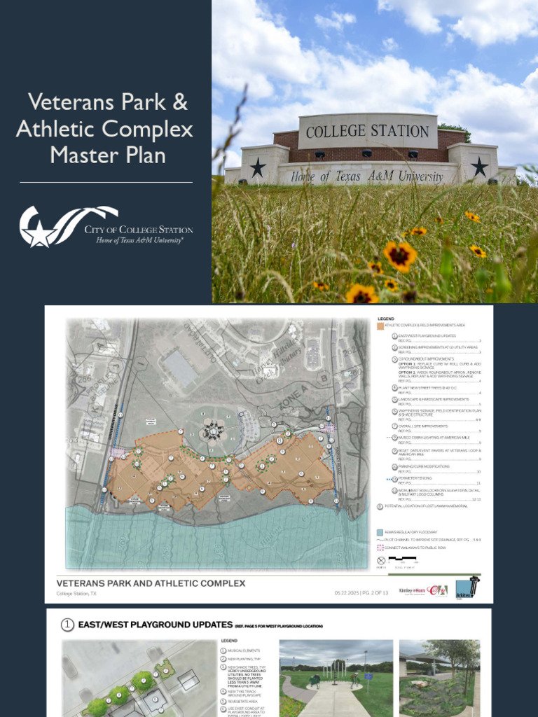 College Station Veterans Park Master Plan | PDF