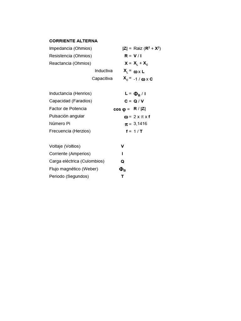 Corriente Alterna | PDF